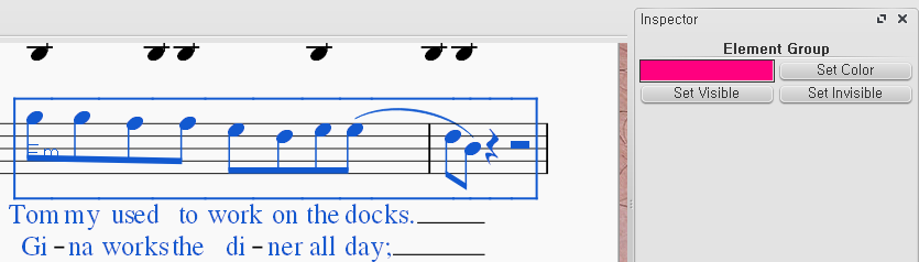 PC APPS → MuseScore, Finale: [강좌] MuseScore 2.0 - Inspector (검사관, 감독관)